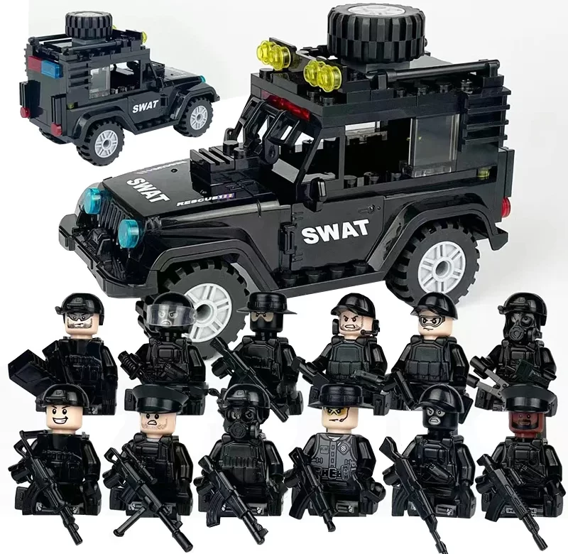 Vojenské figurky moderní války s doplňky | Styl Lego - Kupradost